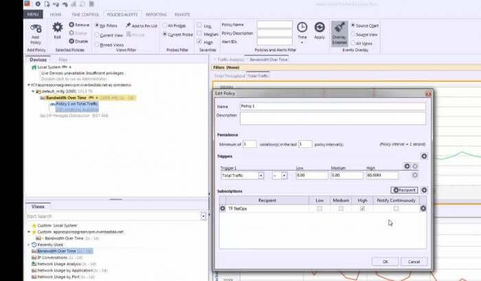 Packet Analyzer Plus Video - Policies | Riverbed